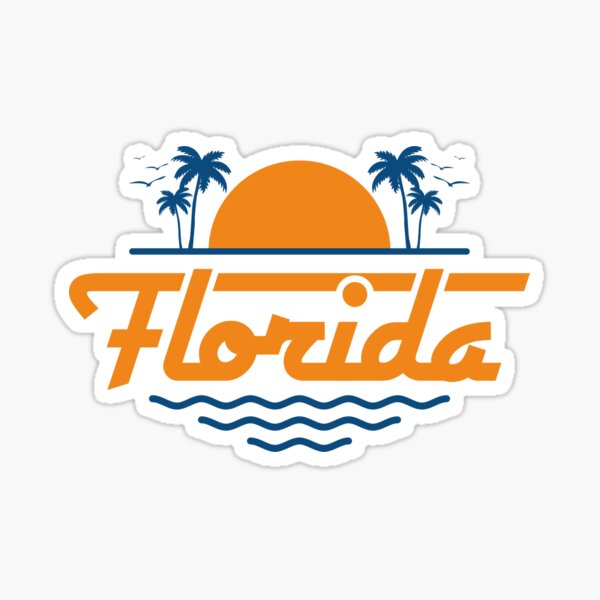 "Florida" Sticker by sansapparel | Redbubble