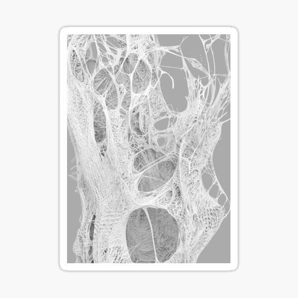"Mesh 01 light grey. Parametric design" Sticker for Sale by lostenvy ...