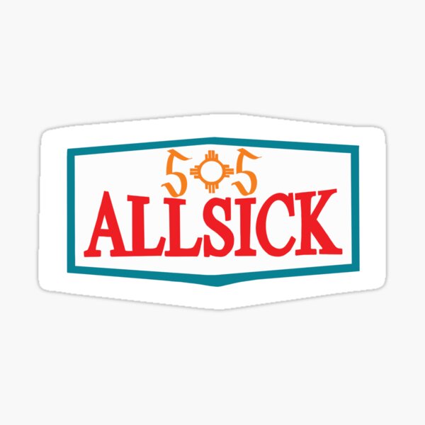 "All Sick" Sticker for Sale by Insanetoonz187 | Redbubble