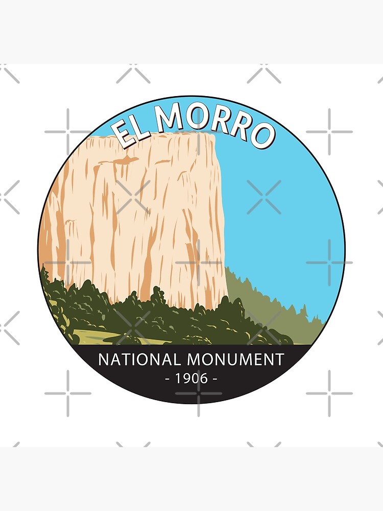 "El Morro National Monument Inscription Rock New Mexico Circle" Poster ...