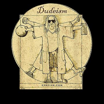 "Dudeism" Sticker for Sale by DinashiCorne | Redbubble