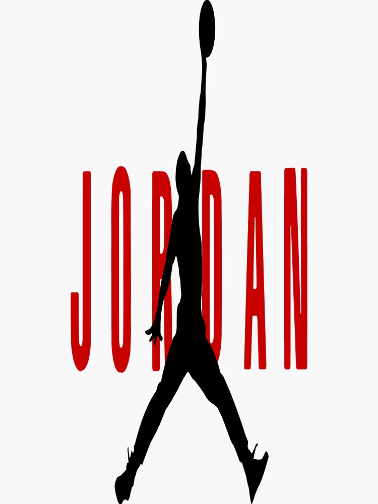 "Jordan Logo" Sticker by DSShopping | Redbubble