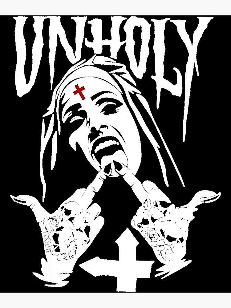 "Unholy Satanic Nun Tattoos" Photographic Print for Sale by ...
