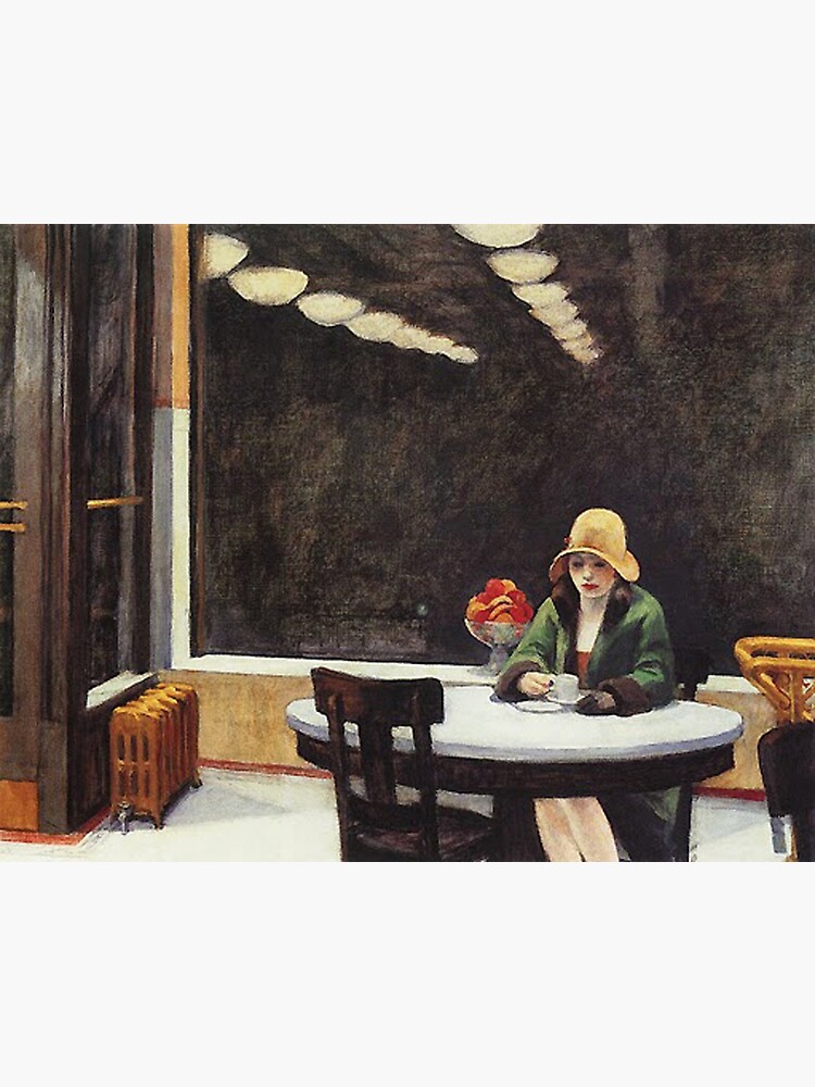 "Edward Hopper, Automat, 1927" Poster for Sale by Outlawsmedia | Redbubble