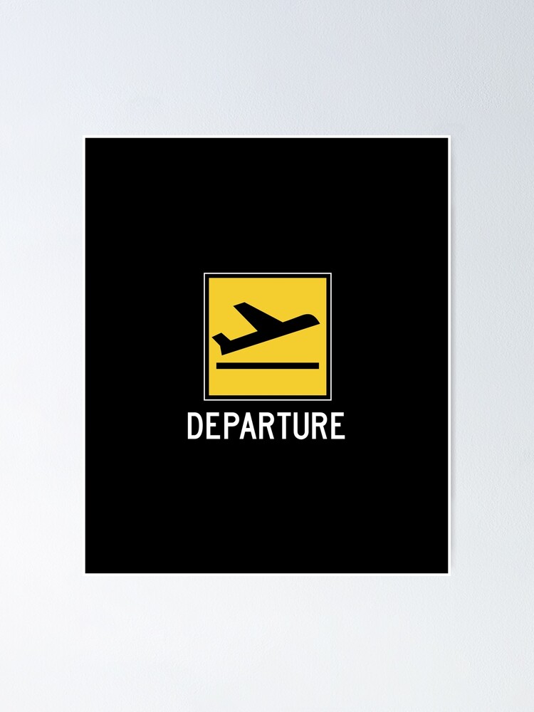 "Airport Departure" Poster for Sale by twHistory | Redbubble