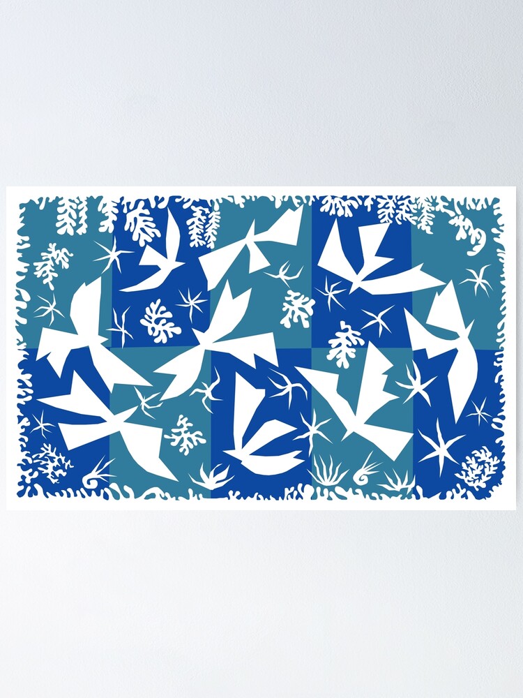 Poster « HENRI MATISSE COLOMBE DANS LE CIEL », par MoreFaces | Redbubble