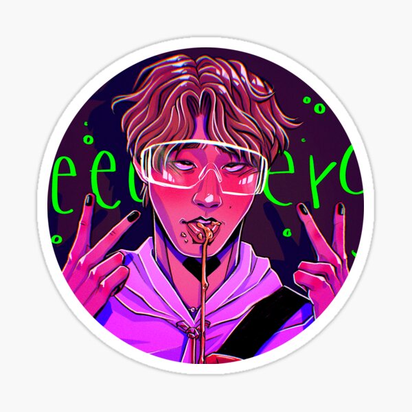 Pizza Boy 3 Round Sticker For Sale By Jellowrites Redbubble