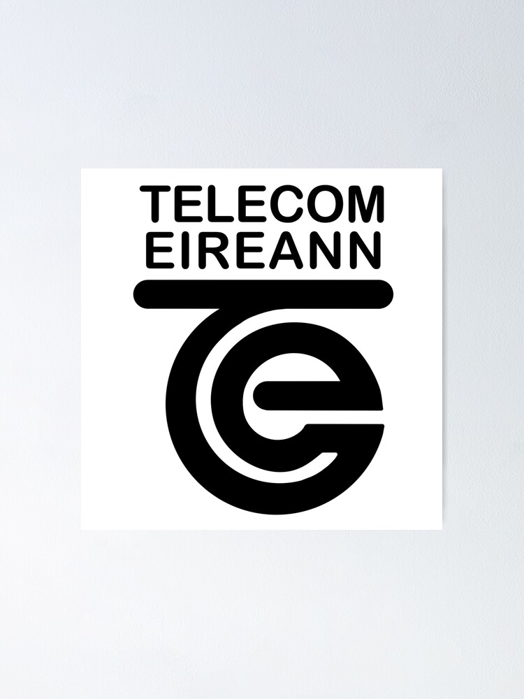 "Telecom Eireann old logo (for light backgrounds)" Poster for Sale by ...