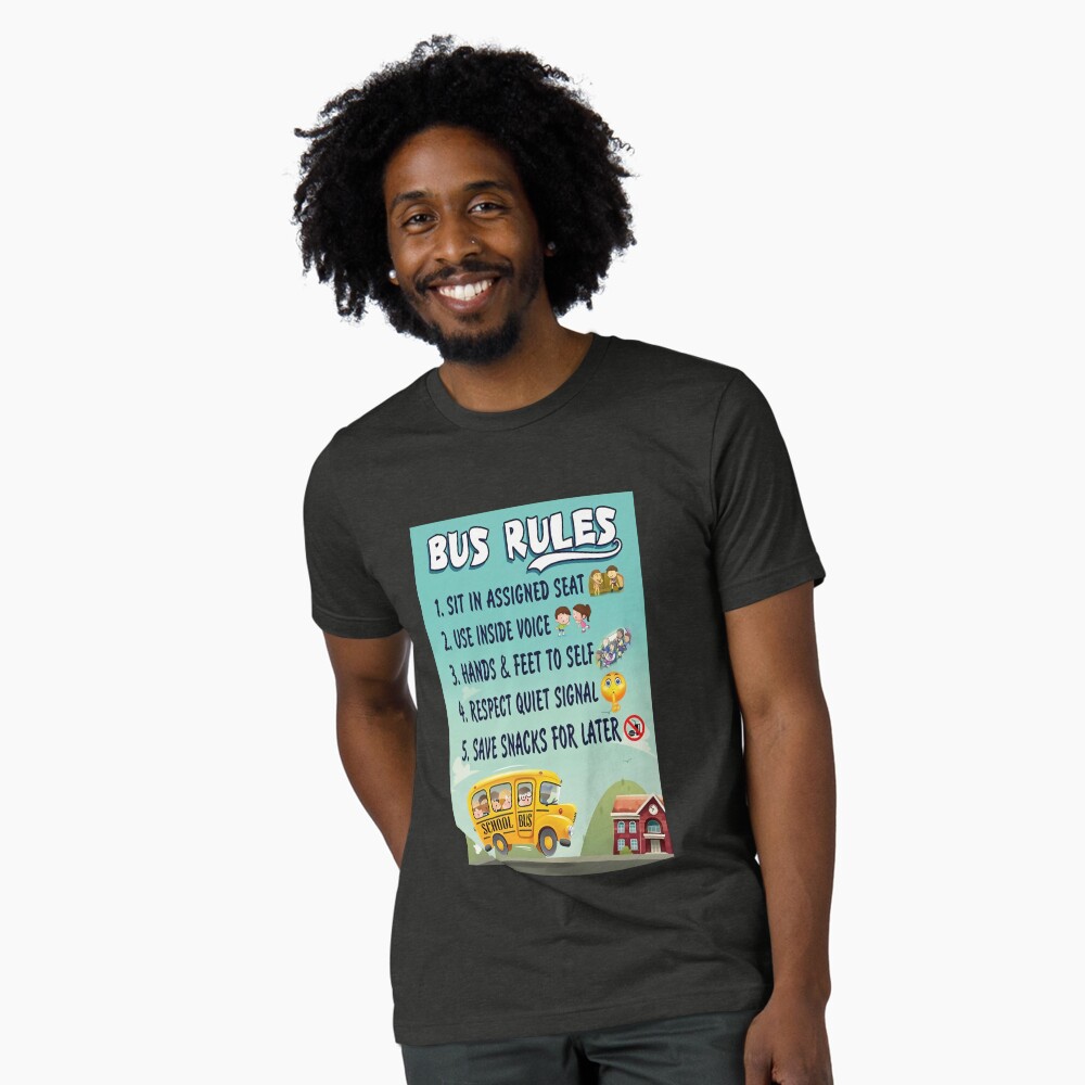 "Bus Driver Bus Rules" Poster for Sale by ionilla2019 | Redbubble