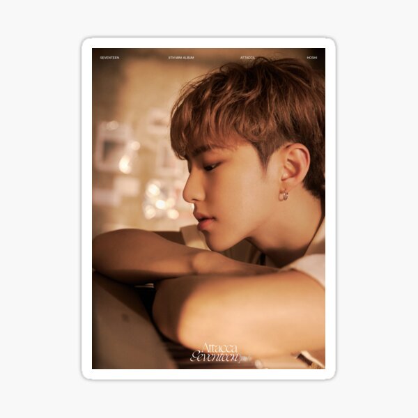"Seventeen Hoshi ‘Attacca’" Sticker for Sale by HaloHaloShine | Redbubble