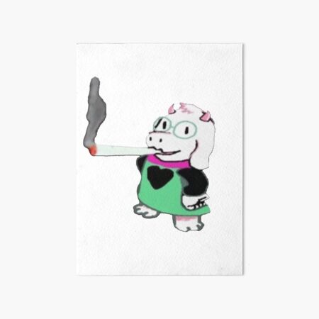 "Ralsei smoking a blunt deltarune funny meme boof zoomers" Art Board ...