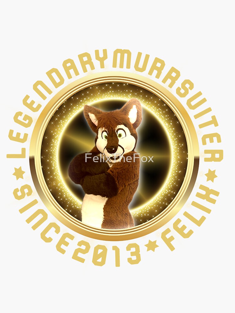 "Felix the Legendary Murrsuiter" Sticker for Sale by FelixTheFox ...