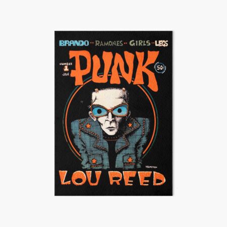 "Punk - Zine - Magazine - Lou Reed - Ramones" Art Board Print for Sale ...