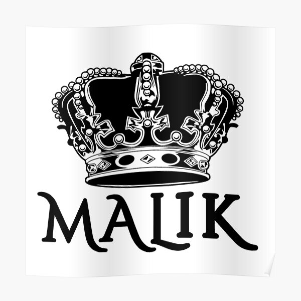 "Malik" Poster for Sale by MBGraphikDesign | Redbubble