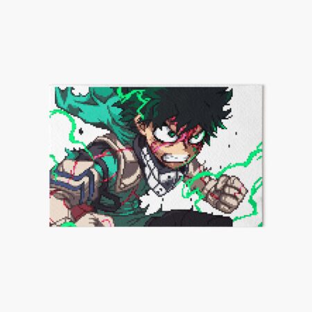 "Pixel Art Deku - My Hero Academia" Art Board Print by barkermugen ...