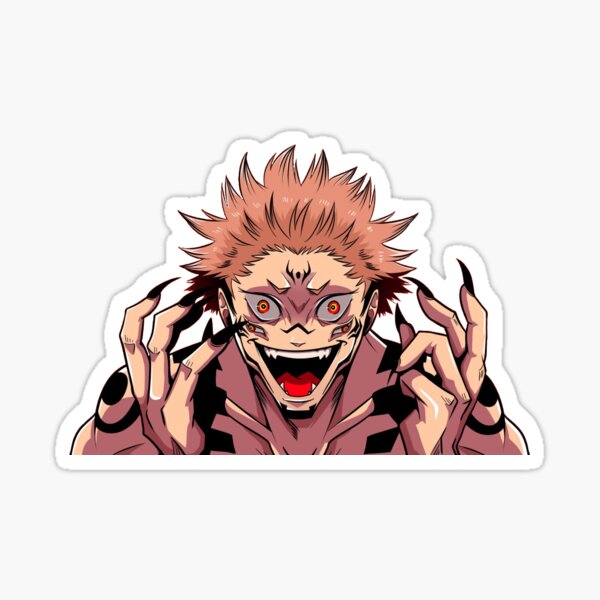 "sukuna " Sticker for Sale by Halim-kf | Redbubble