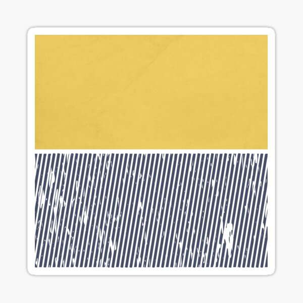 "Simple grunge geometric illustration" Sticker for Sale by ...