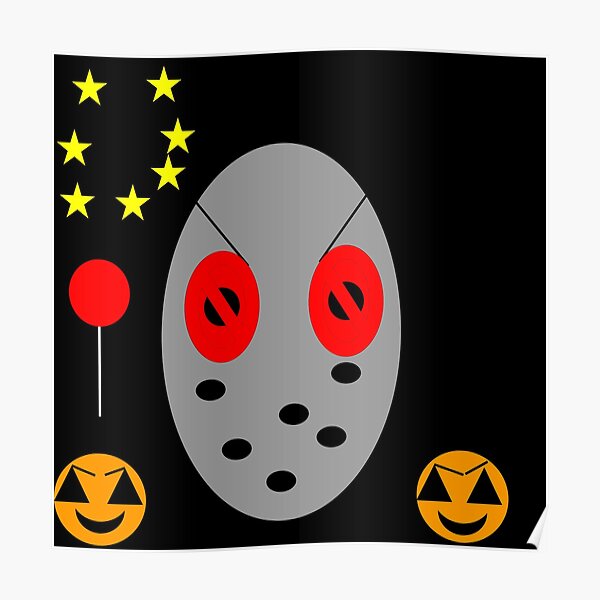 "Halloween Mask" Poster for Sale by kakashishippen | Redbubble