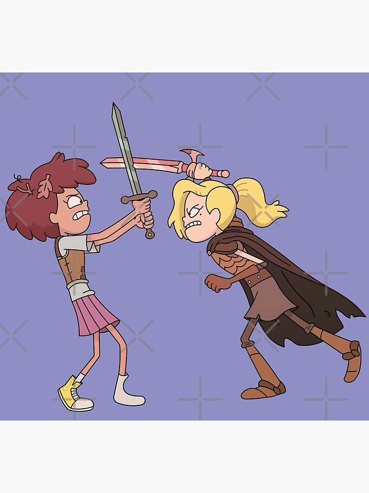 "Anne vs. Sasha | Amphibia" Art Print for Sale by artnchfck | Redbubble