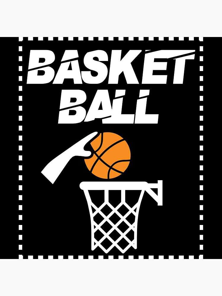 "THE DRIBBLES OF THE BASKETBALL PLAYER" Sticker for Sale by TheShakMan ...