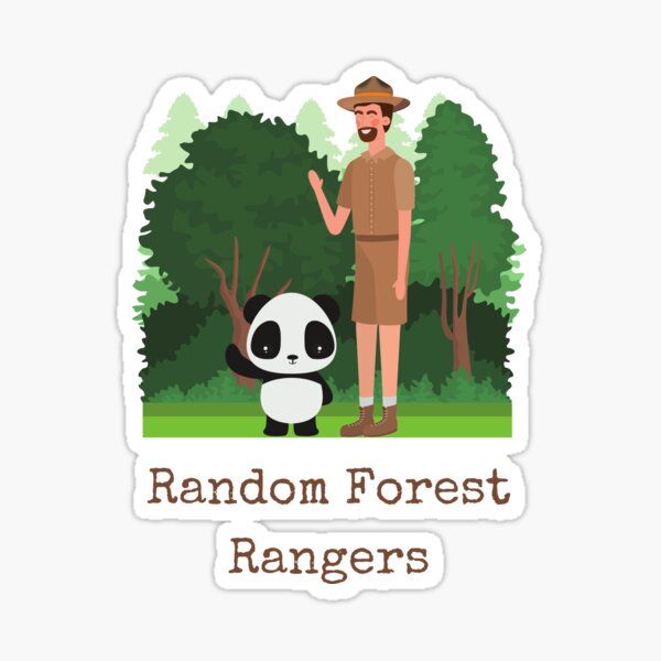 "Random Forest Ranger" Sticker for Sale by anphinasdesigns | Redbubble
