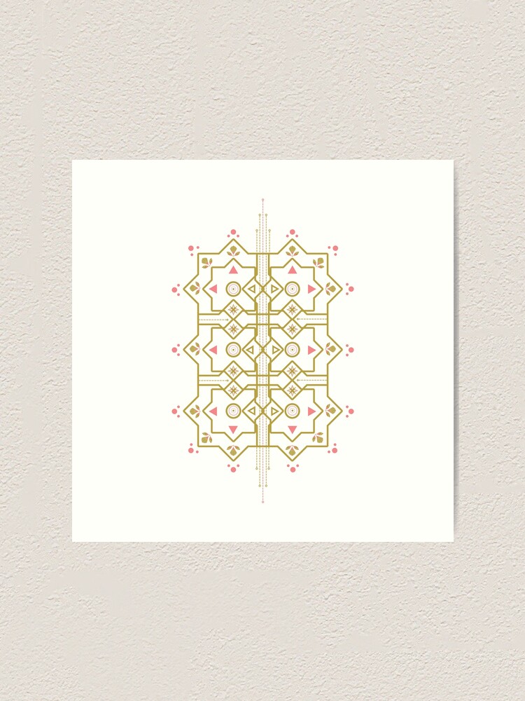 "Karmic Light Code - Exit The Matrix (Golden/Pink Recolor)" Art Print ...