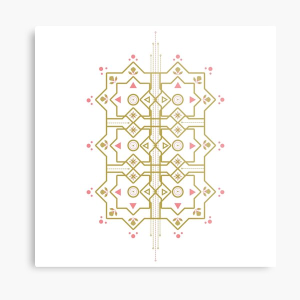 "Karmic Light Code - Exit The Matrix (Golden/Pink Recolor)" Metal Print ...