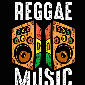 "Reggae Music Sound System Speakers Dub" Sticker for Sale by Músico ...