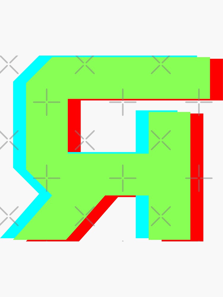 "Backwards Letter R Alphabet" Sticker for Sale by mohumar | Redbubble
