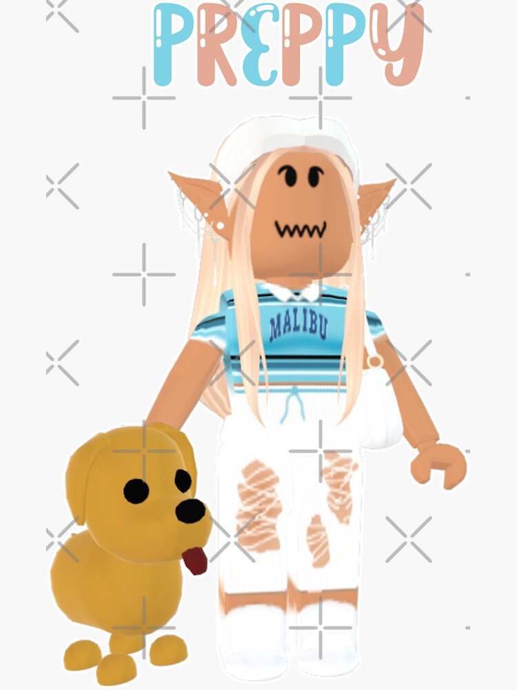 "Roblox girl" Sticker for Sale by sunlinny | Redbubble