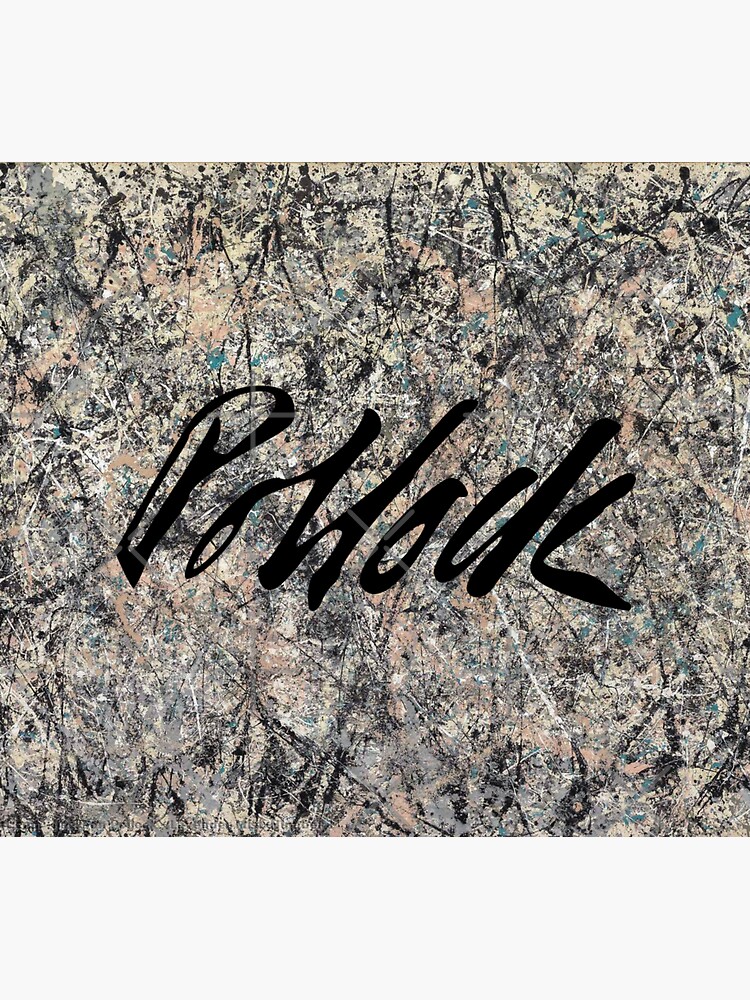 Jackson Pollock Signature at Evelyn Saltsman blog