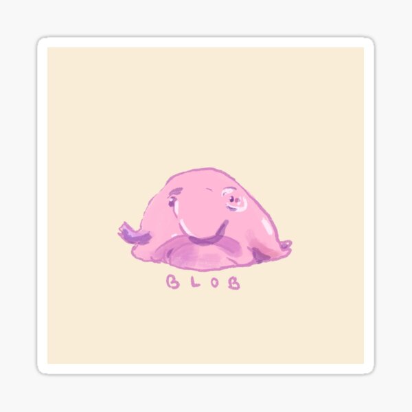 "blob fish" Sticker for Sale by toddmaruchan | Redbubble