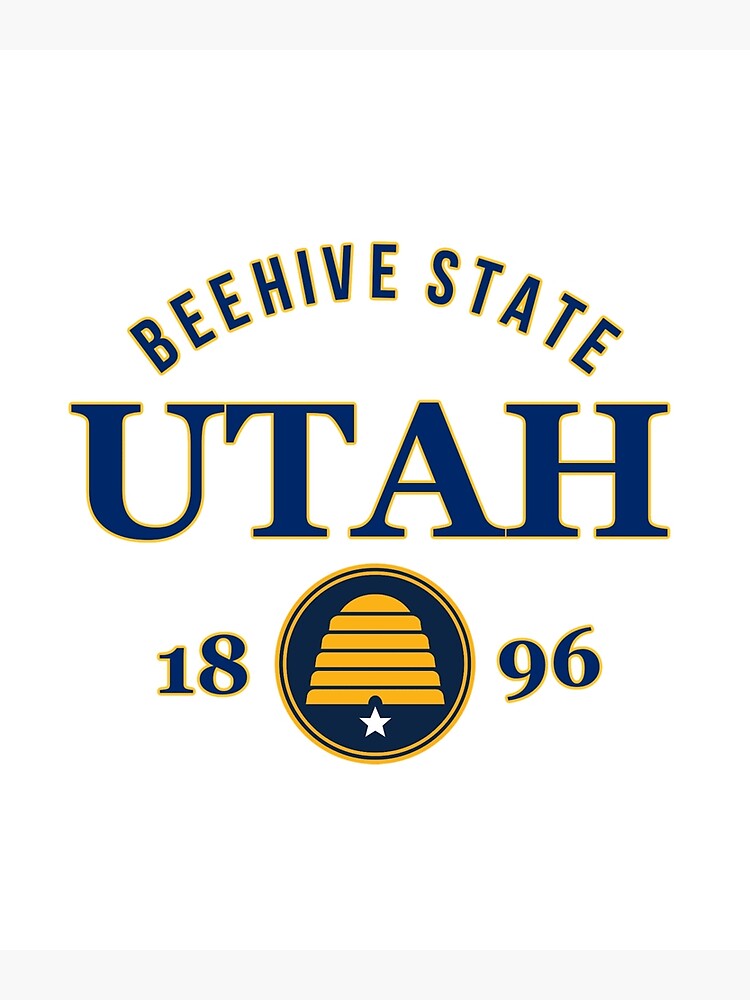 "Utah State Pride Flag Native Beehive State " Poster for Sale by ...