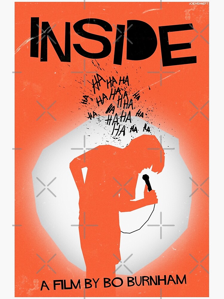 "Bo Burnham INSIDE 'BASS' Inspired poster (Orange)" Poster for Sale by JoeWehnert | Redbubble