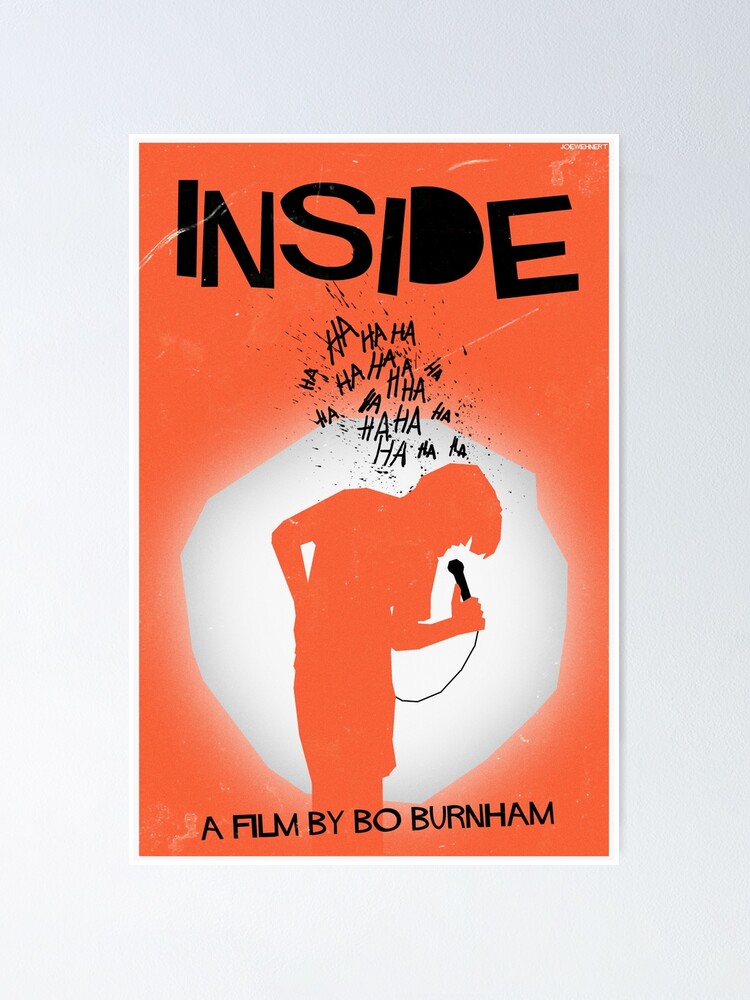 "Bo Burnham INSIDE 'BASS' Inspired poster (Orange)" Poster for Sale by ...