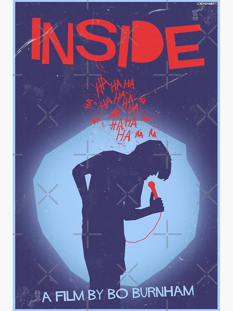 "Bo Burnham INSIDE 'BASS' Inspired poster (Blue)" Poster for Sale by JoeWehnert | Redbubble