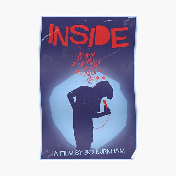 "Bo Burnham INSIDE 'BASS' Inspired poster (Blue)" Poster for Sale by ...