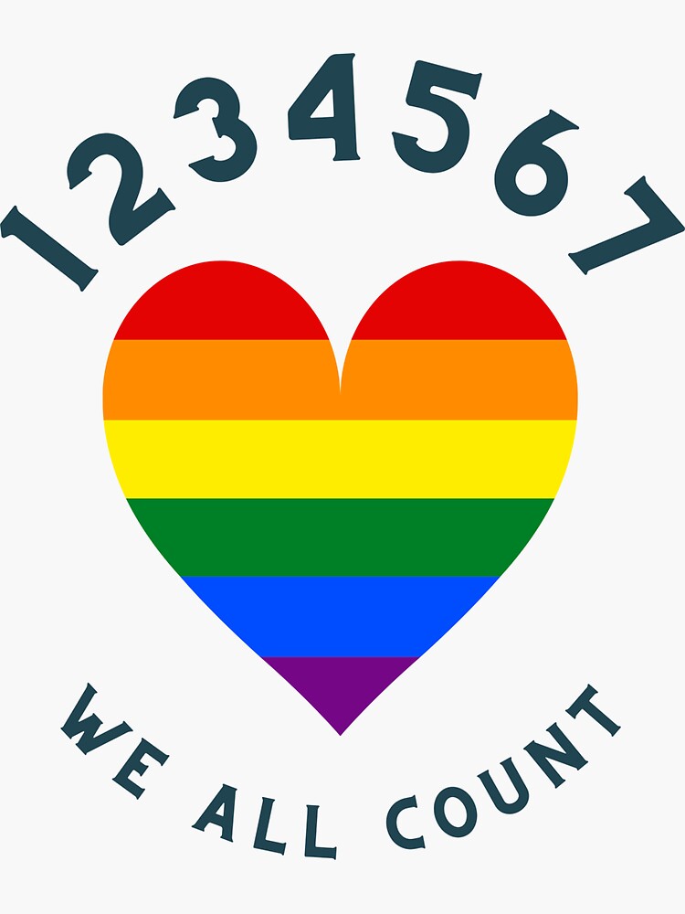 "We all count" Sticker by bigfunkiller | Redbubble