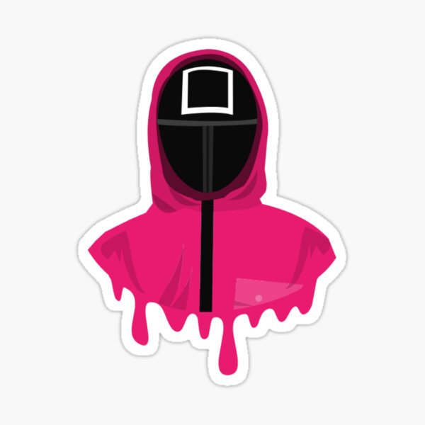 "Squid Game Soldier Mask Logo" Sticker for Sale by SadunDesings | Redbubble