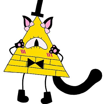 "Catboy Bill Cipher" Sticker for Sale by ErinEG03 | Redbubble
