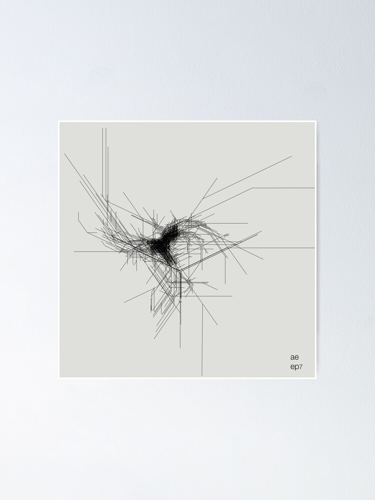 "Autechre - ep7" Poster by slowrotation | Redbubble