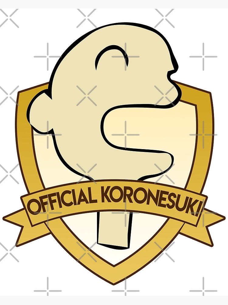 "Koronesuki Badge Hololive Korone Fanbase" Poster for Sale by ...
