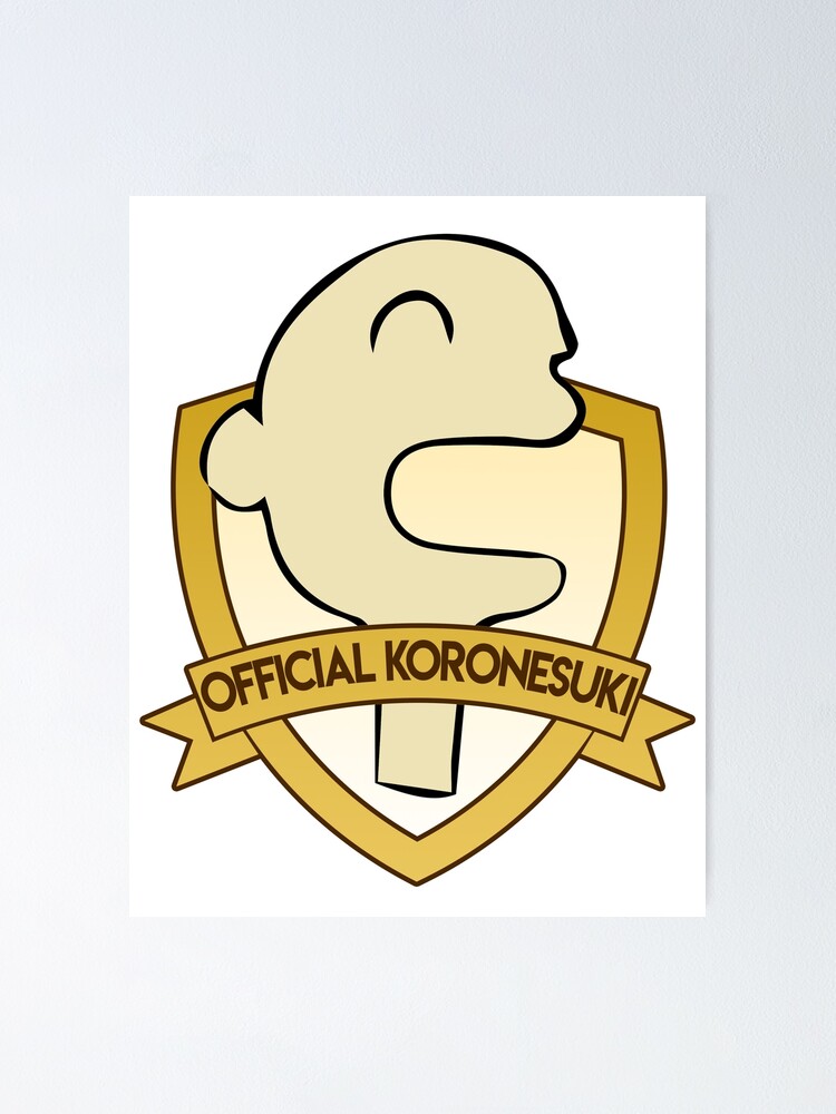 "Koronesuki Badge Hololive Korone Fanbase" Poster for Sale by ...