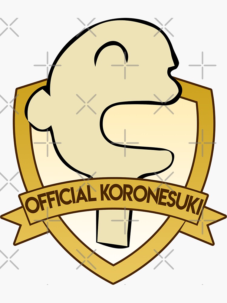 "Koronesuki Badge Hololive Korone Fanbase" Sticker by TonaPlancarte ...