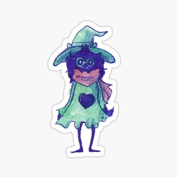 "Delta Rune Ralsei" Sticker for Sale by WorkoutMinotaur | Redbubble