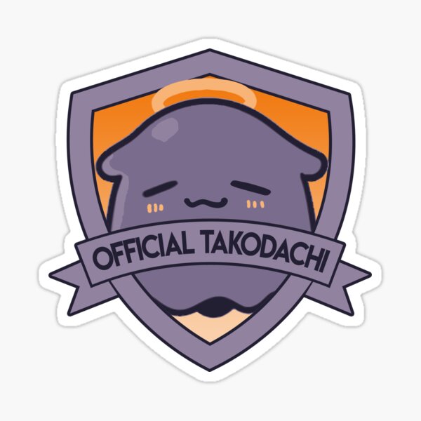 "Takodachi Badge Hololive Ina Fanbase" Sticker by TonaPlancarte | Redbubble
