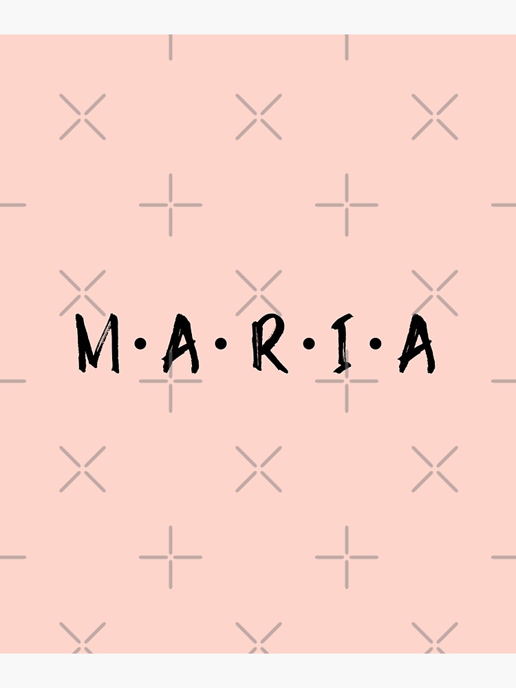 "Maria Name - Color Rose" Sticker for Sale by IYOOVI | Redbubble