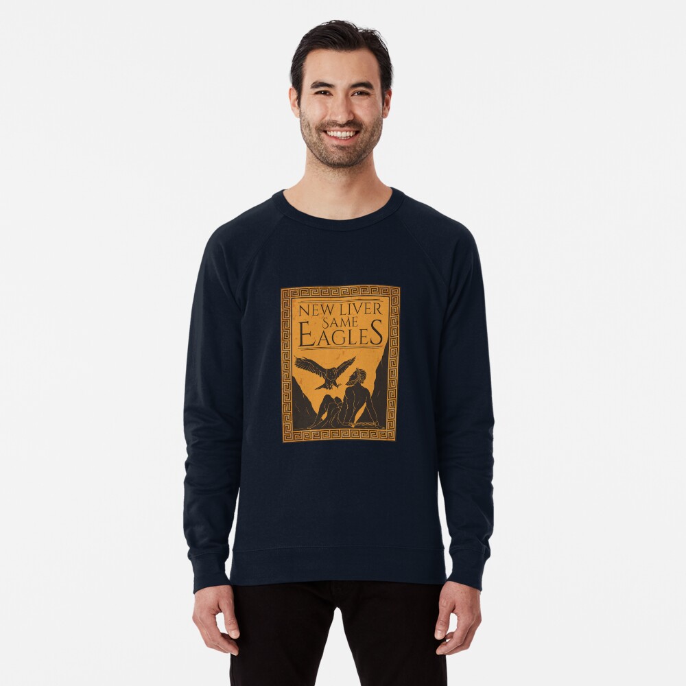 "Prometheus Myth New Liver Same Eagles - Greek Mythology" Sticker for ...