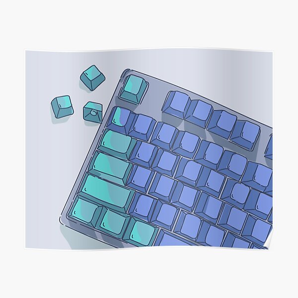 "Mechanical Keyboard" Poster for Sale by VexelRian | Redbubble