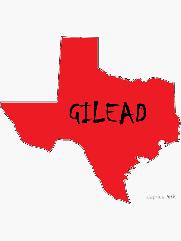 "Texas as Gilead" Sticker by CapricePetit | Redbubble